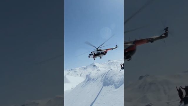 Камчатка зимой! #камчатка #москва #путешествия #travel #travelvlog #traveling #helicopter #freeride