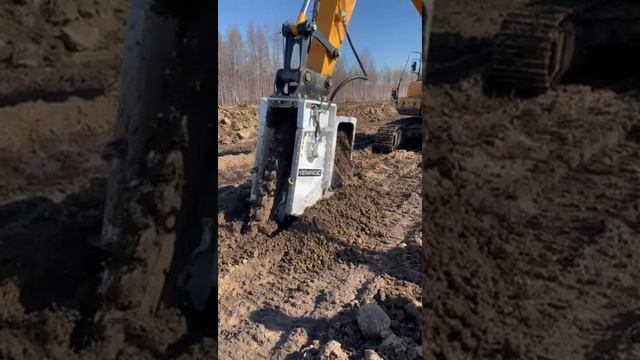 Траншеекопатель KTR 1_До доработки экскаватора