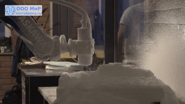 Фрезеровка роботом Yaskawa Motoman + PowerMill: Бюст из пенопласта. ООО МиР