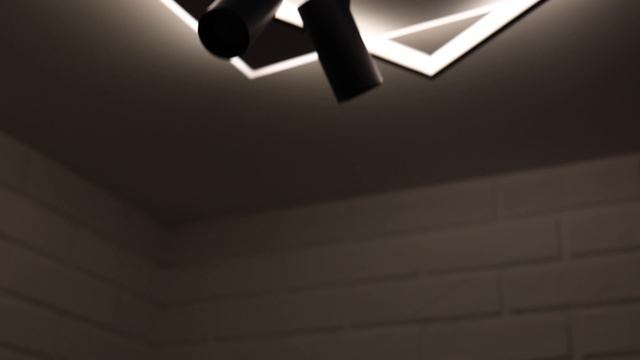Люстра Gamba 2761-500 WH+BK, LED 86W+6W IR, Schaffner