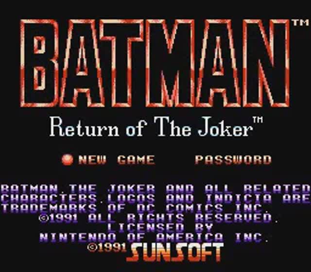 Batman: Return of the Joker (NES, Famicom, Dendy) боссы