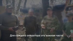 Обучение ребят по управлению БПЛА на линии соприкосновения.
