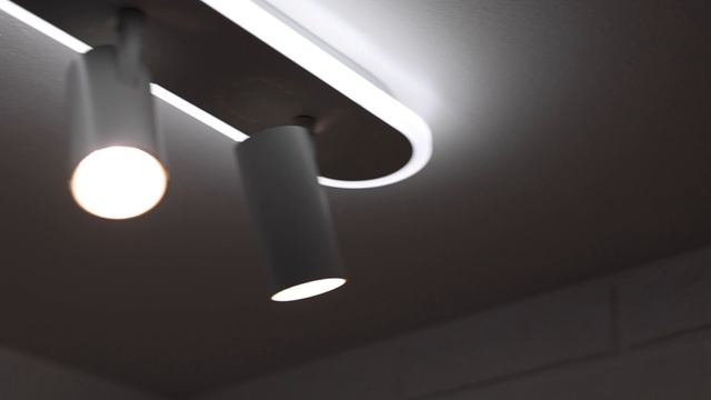 Люстра Trattato 2781-2 WH+BK, LED 110W+6W IR. Schaffner