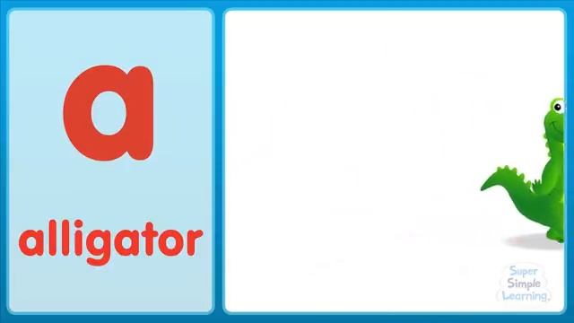 The A Song (Lowercase) - Super Simple ABCs