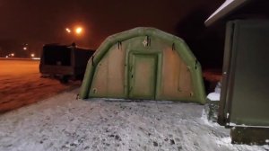 Мобильные пункты обогрева на МКАД