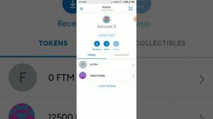 Airdrop received. #Metamask Live claim12500 Mars token Airdrop #Fantom
