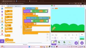 How to Make Dino Runner Game using Scratch | Tutorial #18