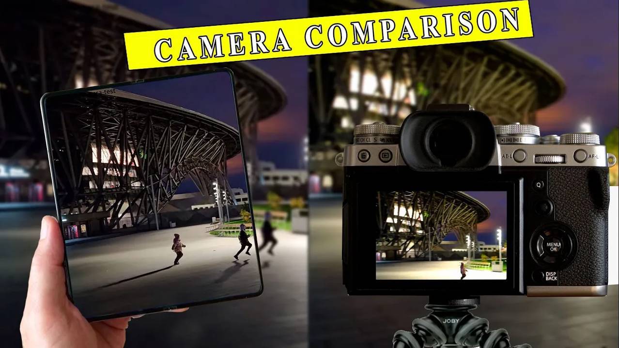 Сравнение камеры Samsung Galaxy Z Fold 6 с камерой Fujifilm XT-3
