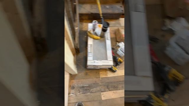 Tiling second bathroom
