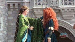 merida brave processional and coronation as 11th disney princess at walt disney world