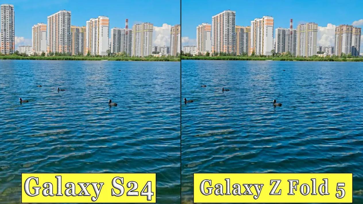 Samsung Galaxy S24 vs Z fold 5 -сравнение камер смартфонов (8K, 4K, стабилизация, зум, замедленная)