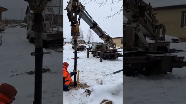 Начало  строительства дома  из сип-панелей  зимой!  Это возможно!