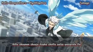 Hello Sleepwalkers - Hyakkiyakou (Lyrics) : Bleach Brave Souls - OP 1 Full