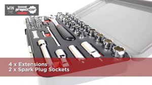 SCMT19751 - Sidchrome 39 Pce 1/4" & 1/2" Dr Limited Edition Project Car Socket Set