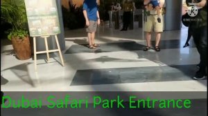 Dubai Safari Park Entrance #dubaisafaripark