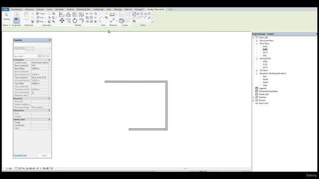 2.1 -Creating Basic Elements Walls  Drawing walls using different methods
