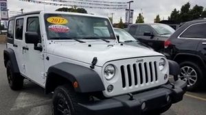 2017 Jeep Wrangler Unlimited Sport