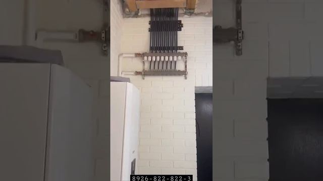 закончили монтаж отопления! полное видео в ТГ