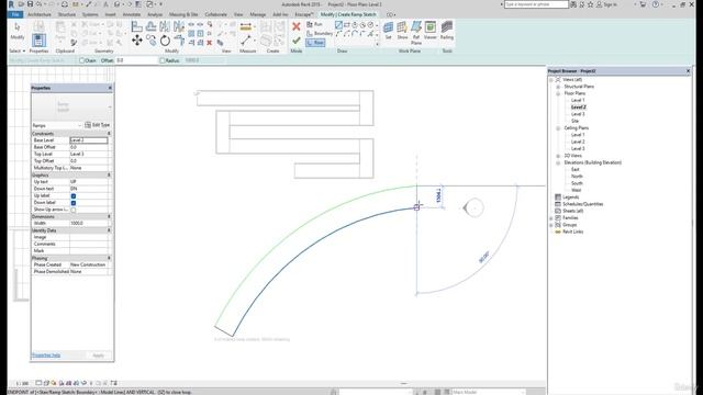 8.1 -Creating Stairs in Revit & Its Types, Railing ,Ramp