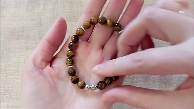Браслет из тигрового глаза.  Украшения талисманы