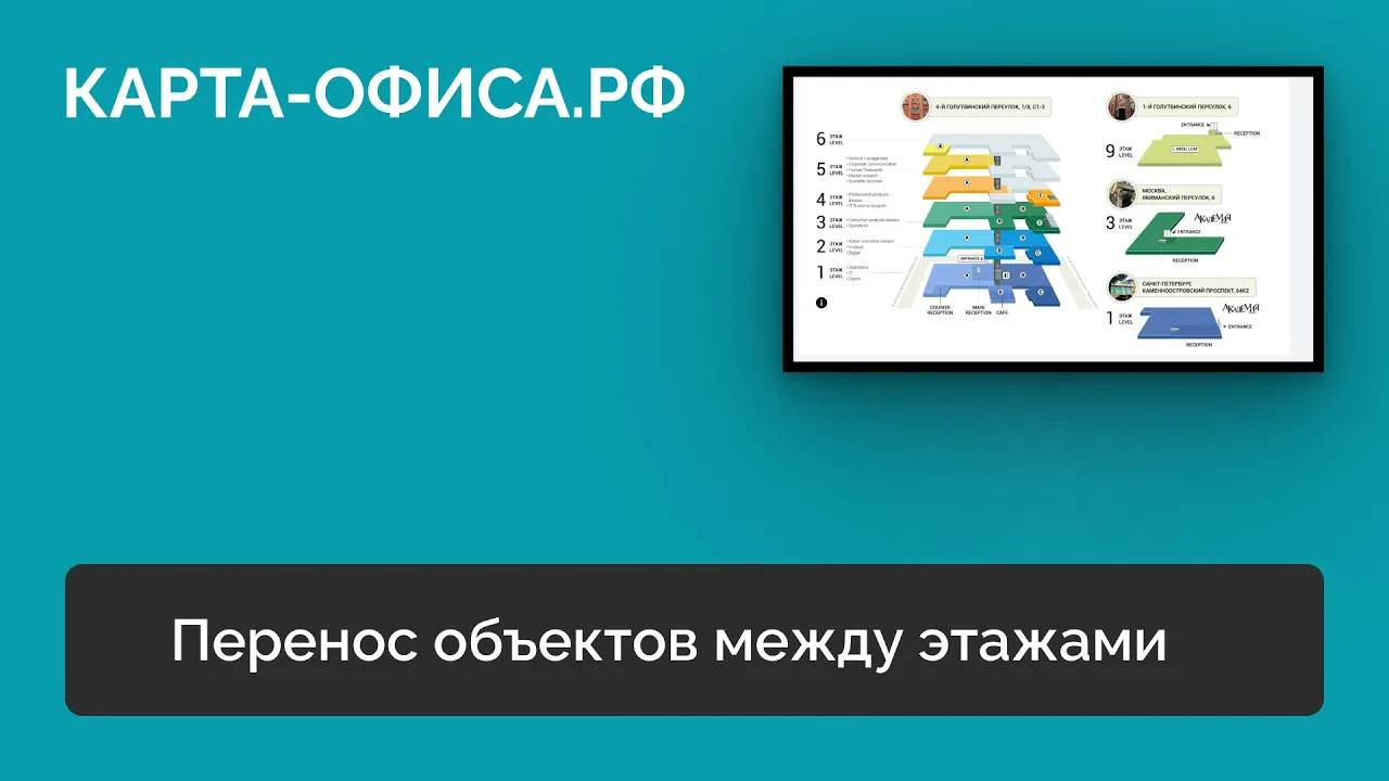 Перенос объектов между этажами