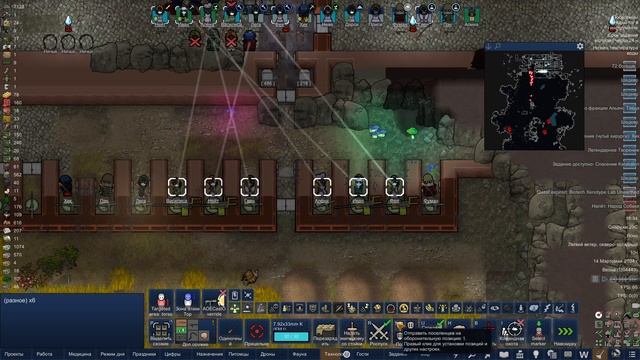 Rimworld HSK. Саванна-15. Огры зашли не в ту дверь