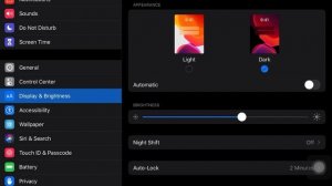 How to put dark Theme on iPad for IOS 13