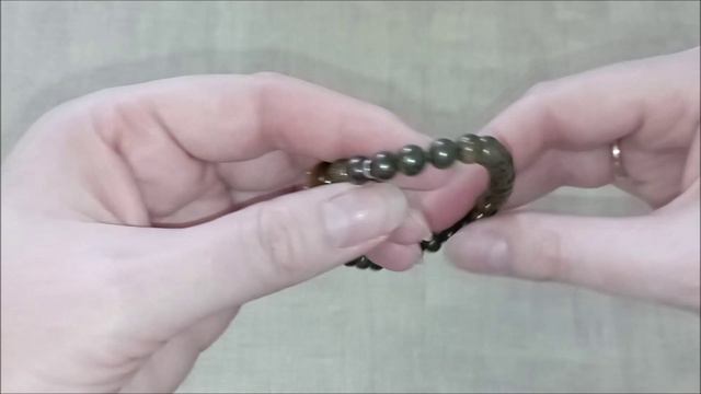 Браслет из бронзита с головой дракона.  Украшения талисманы