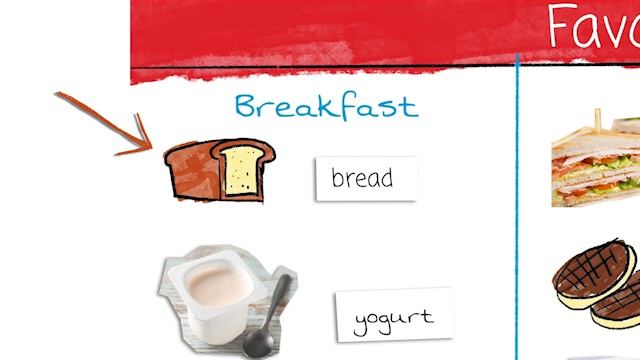 A favourite foods collage_beehive2-project-video-unit-2
