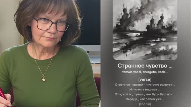 Странное чувство ...