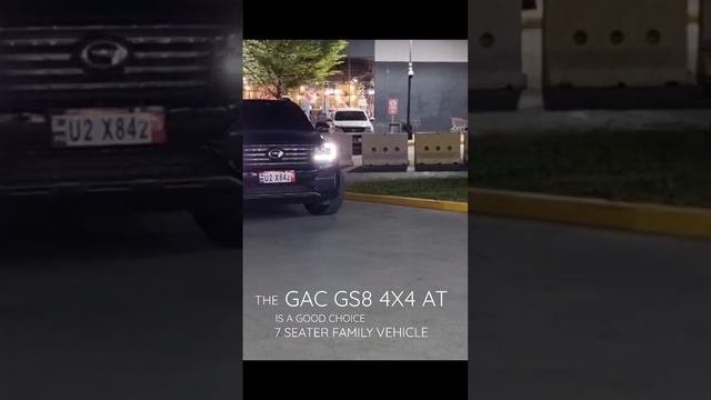 GAC GS8 4X4 AT is a good 7 seater family vehicle