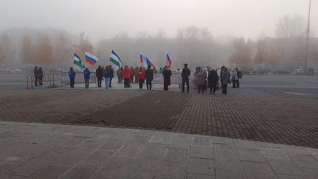 Уфа, отправка СВО бойцов 28.10.24