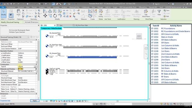 4.8 -Assign Task ID to Beams