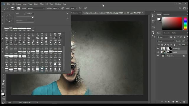 Dispersion Effect _ Photoshop Tutorial
