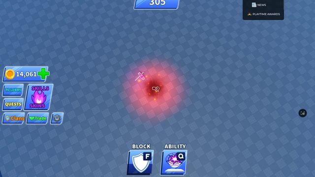 Убиваю всех ботов в blade ball roblox