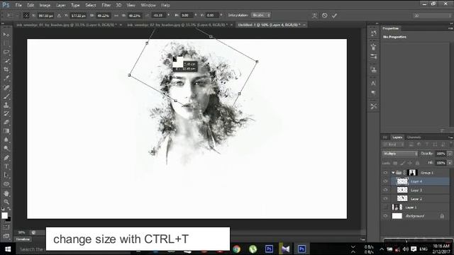 Ink Smudge Effect   Photoshop Tutorial