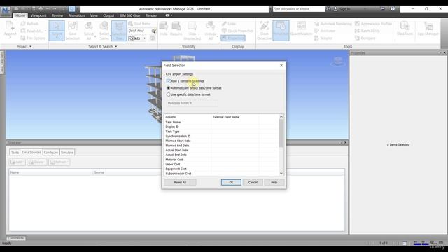 5.3 -Import Tasks and Time Schedule