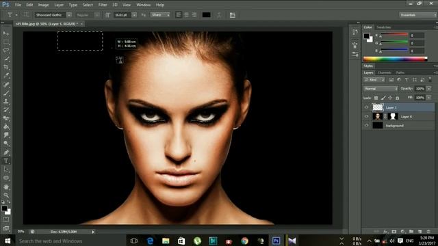 Text Portrait in Photoshop Photo Effects _ Photoshop Tutorial