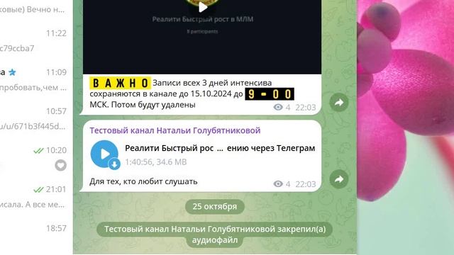 Как и зачем нужно удалять служебные сообщения в канале