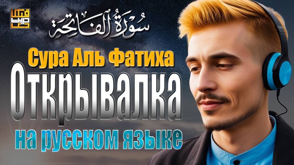 Surah Al Fatiha | In Russian Language | QHD TV