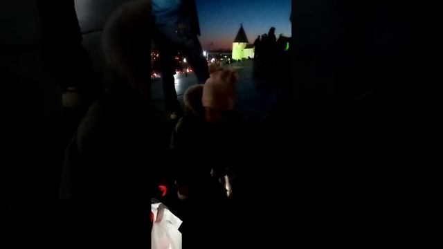 Аделина возле кремля 2024 год