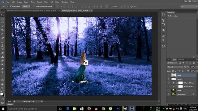Winter Snow Photo Effects _ winter snow Photoshop Tutorial