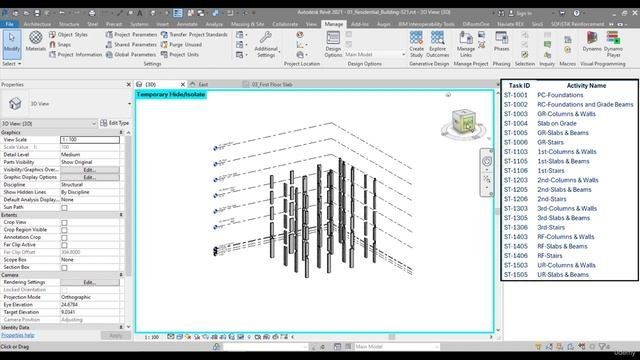 4.7 -Assign Task ID to Footings and Columns