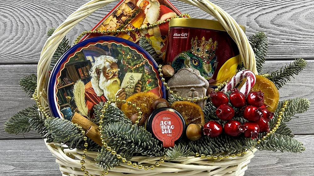 Подарочная корзина «С новым годом»