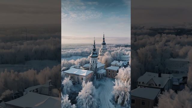 г. Тотьма глазами ии