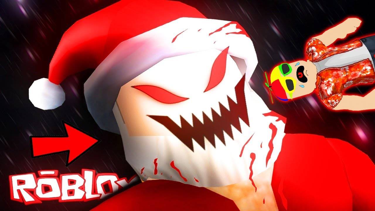 ПОБЕГ ОТ ЗЛОГО САНТЫ!!! EVIL SANTA ESCAPE OBBY!!!