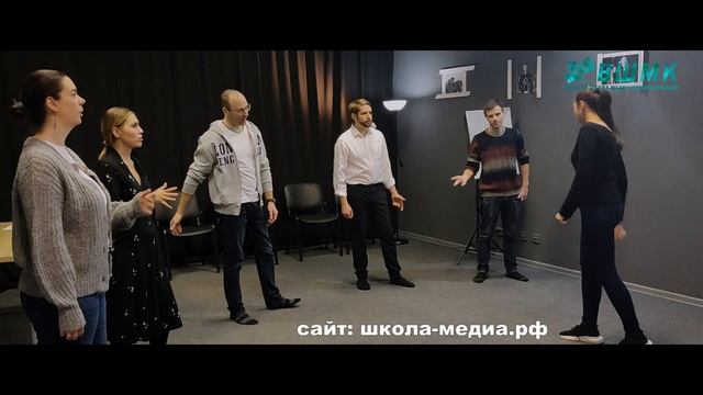 Фрагмент урока по речи в Школе Медиа. Санкт-Петербург.