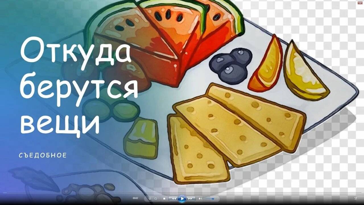 Откуда берутся вещи съедобное