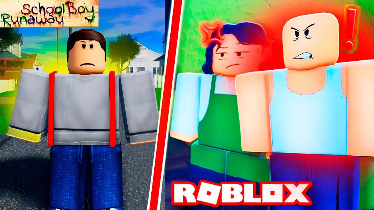 я поиграл в скул бой рп в Roblox