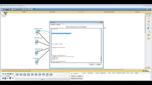 Урок 4 Cisco Packet Tracer. Настройка протокола Telnet для доступа на сетевое устройство